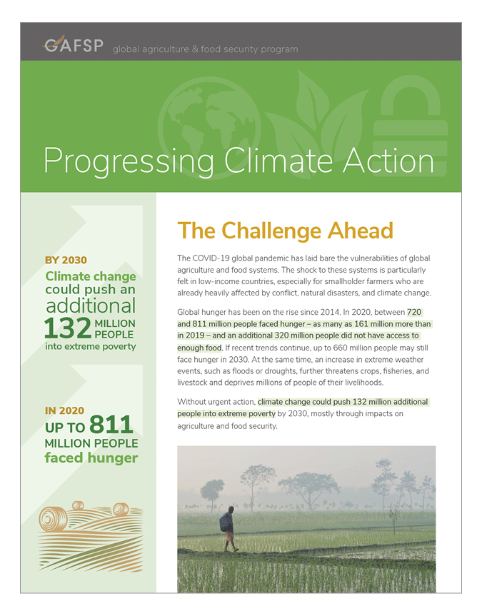 GAFSP: Progressing Climate Action | Global Agriculture and Food ...